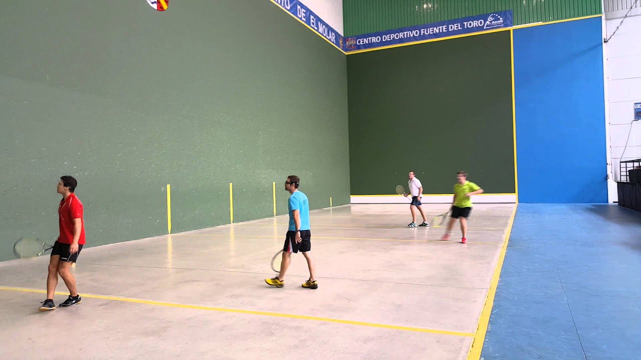 Frontenis olimpico semifinal 1 circuito md 1er torneo - YouTube