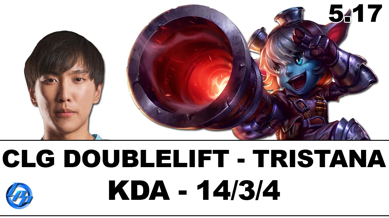 CLG Doublelift - Tristana vs Lucian - Kr Duo Aphro - YouTube