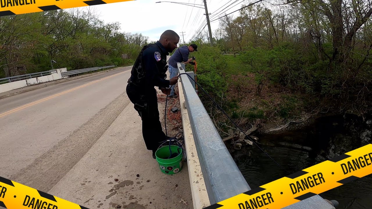 Police Come Magnet Fishing With Us! What Will We Find??? - YouTube