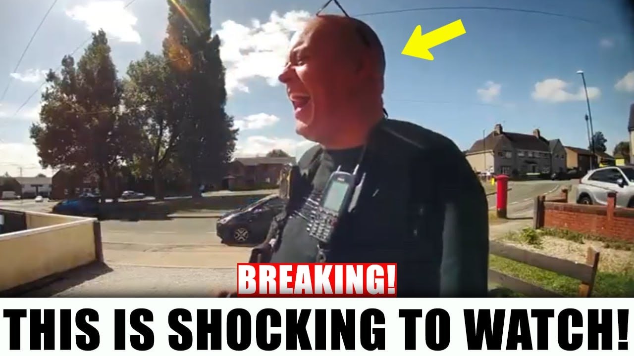 Watch Moment British Cop LAUGHS at Law He's Forced to Enforce! - YouTube