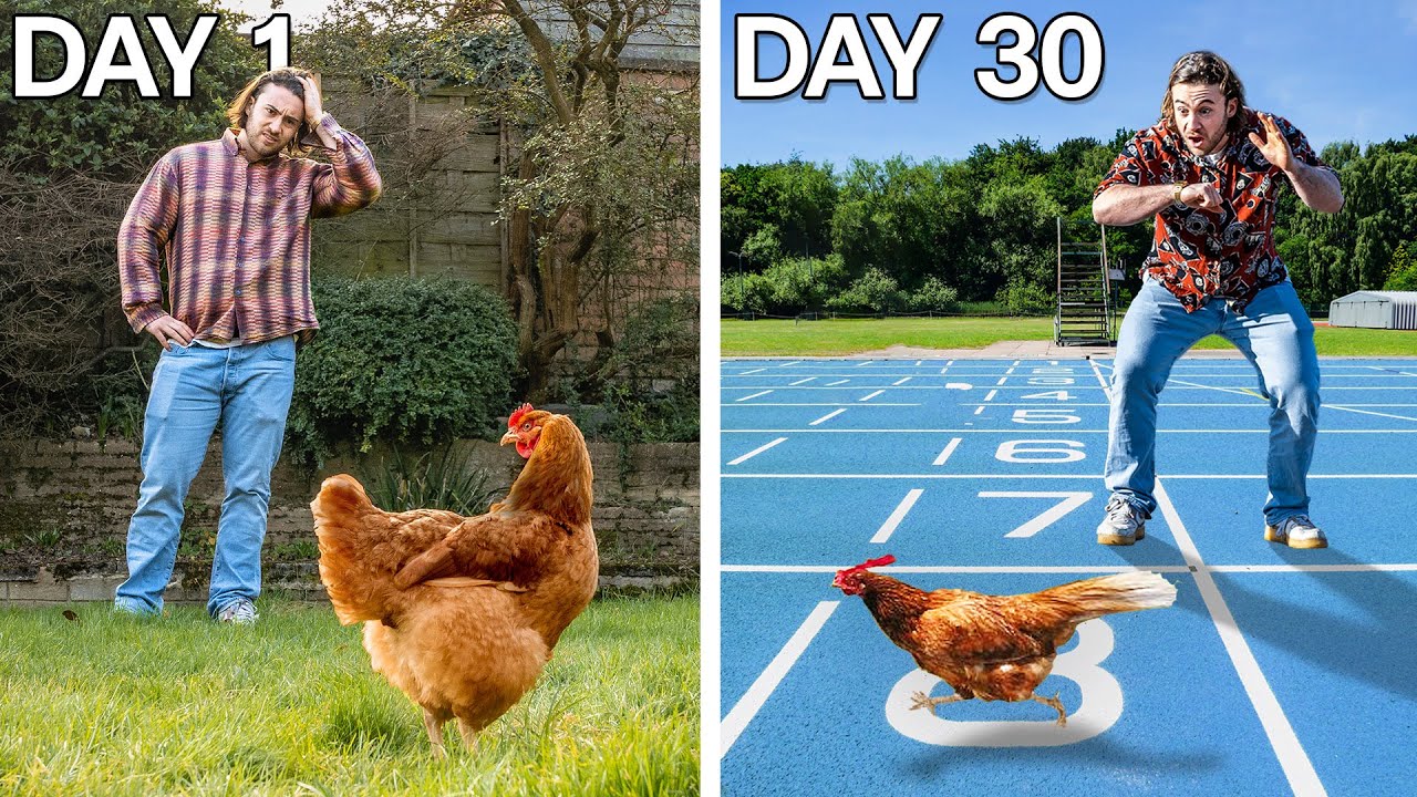 I Spent 30 days Training a Racing Chicken (World Championships) - YouTube