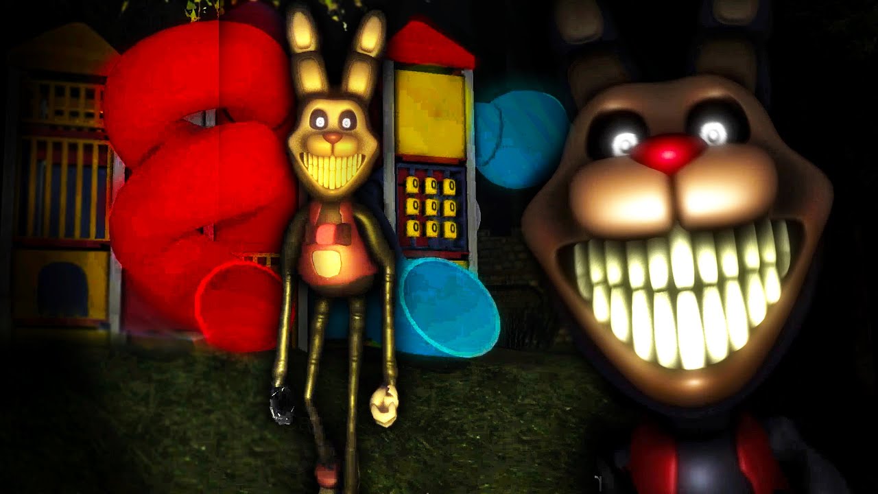 BUCKY THE ANIMATRONIC BUNNY TOOK US TO HIS HAUNTED PLAYGROUND?! | Bucky ...