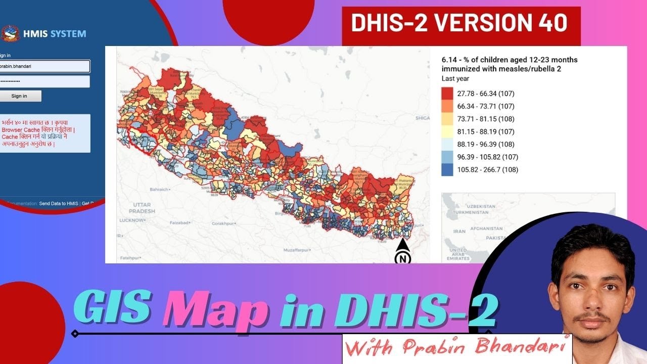 Map in DHIS-2 version 40 #dhis2 #healthstatistics # ...