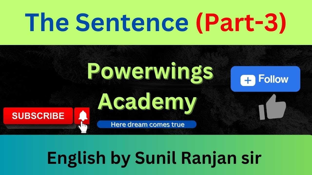 THE SENETECE PART - 3 || BY SUNIL RANJAN SIR - YouTube