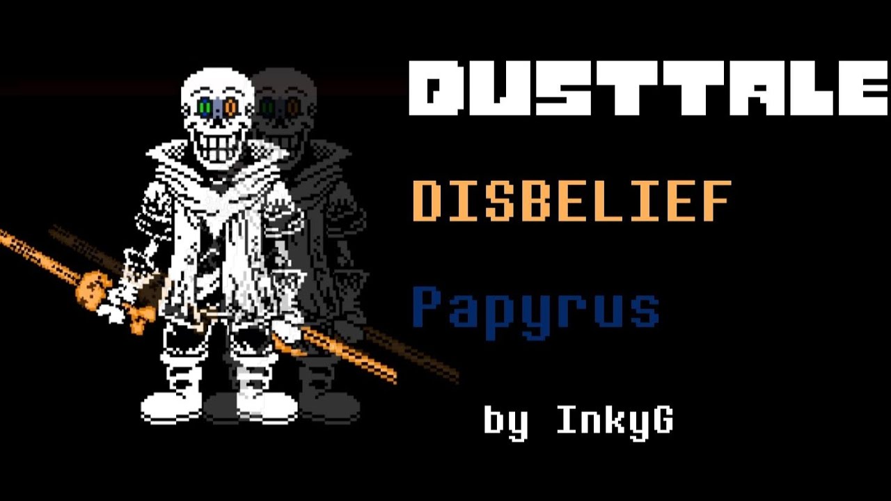 Dustbelief Papyrus fight by InkyG completed - YouTube