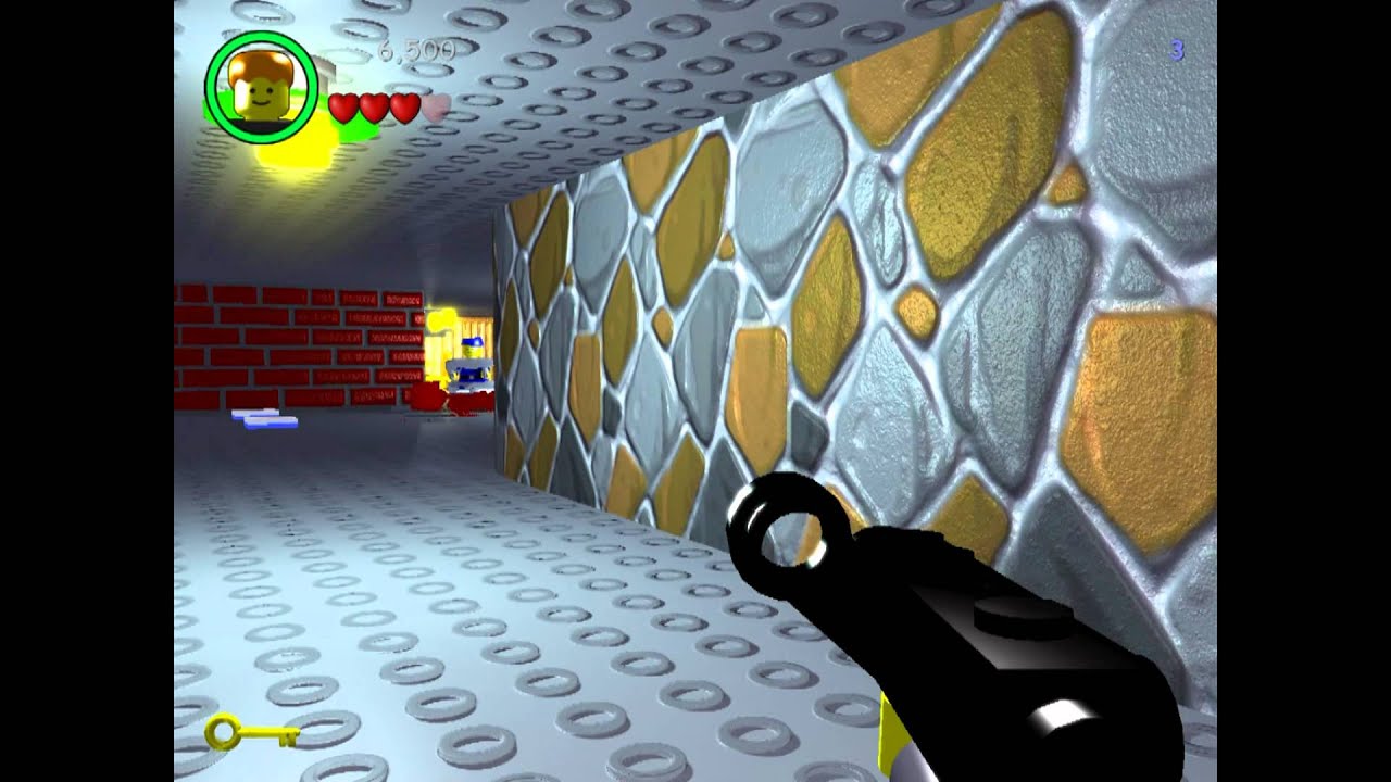 wolfenstein 3d lego bonus map - YouTube