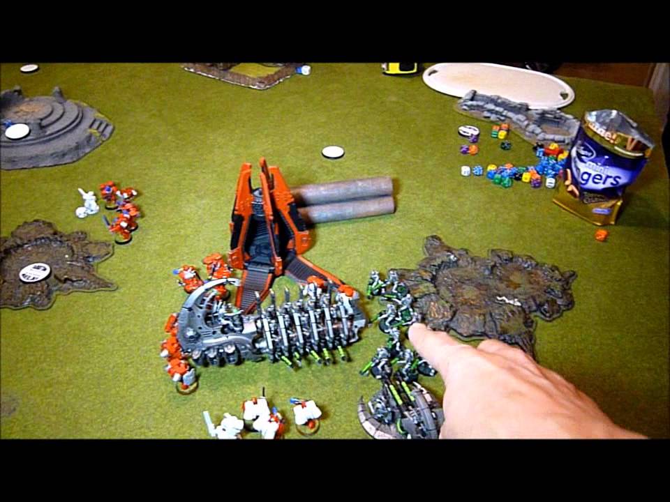 Necrons Vs Blood Angels 6th Edition Battle Report - YouTube