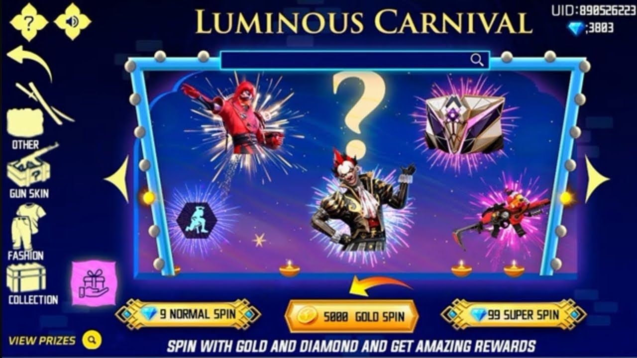 LUMINOUS CARNIVAL NEW LEGENDARY EVENT DIWALI SPECIAL FULL REVIEW || FF ...