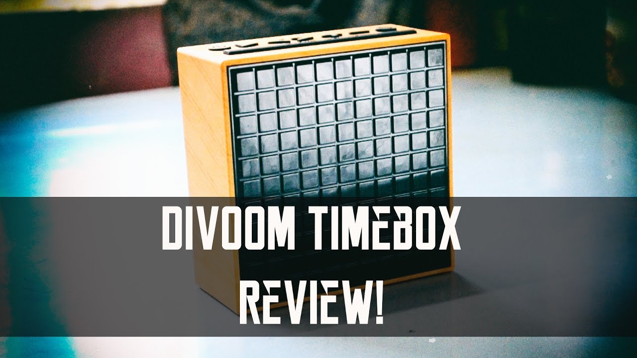 Divoom Timebox Review! -Best Tech Gift under 200$ this Christmas! - YouTube
