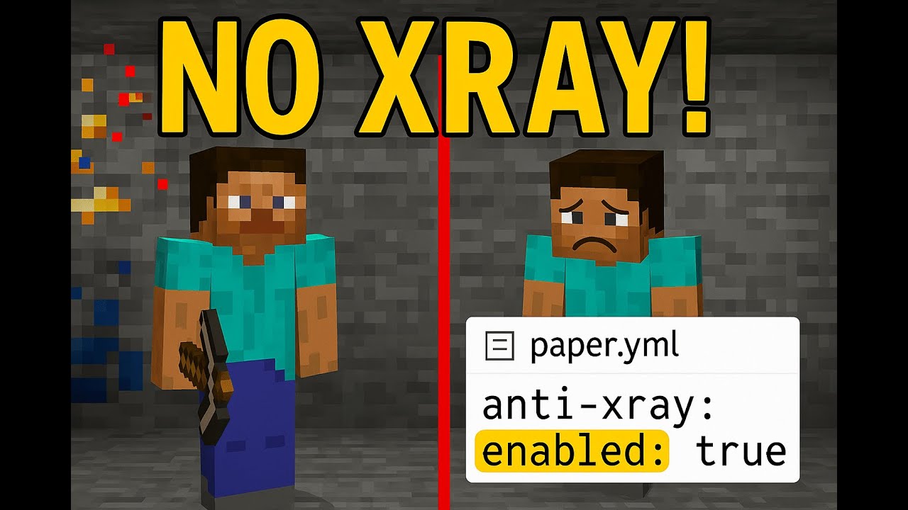 How To Add Anti-Xray In Your Minecraft Server | No Plugins Or Mods ...