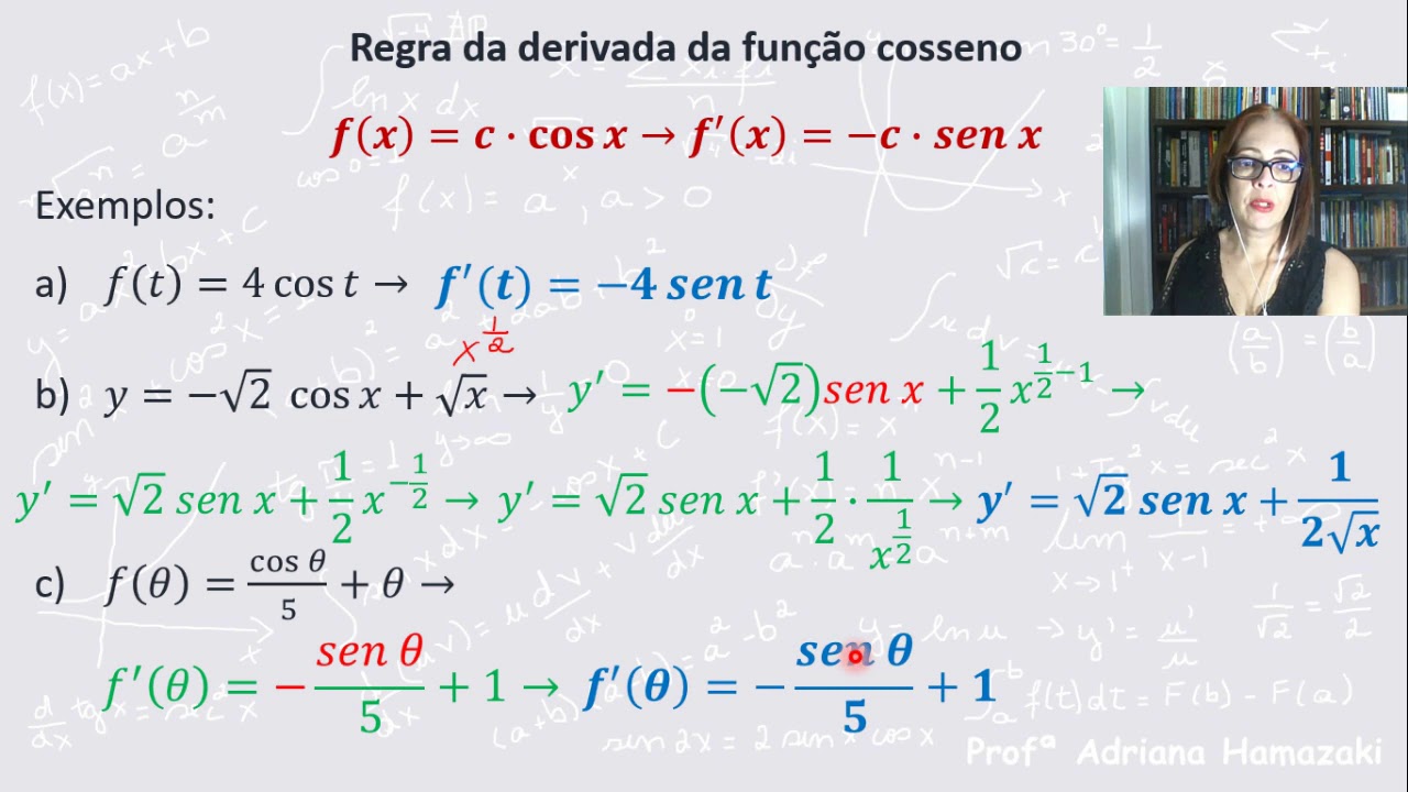 REGRAS BÁSICAS DE DERIVADAS TRIGONOMÉTRICAS - YouTube