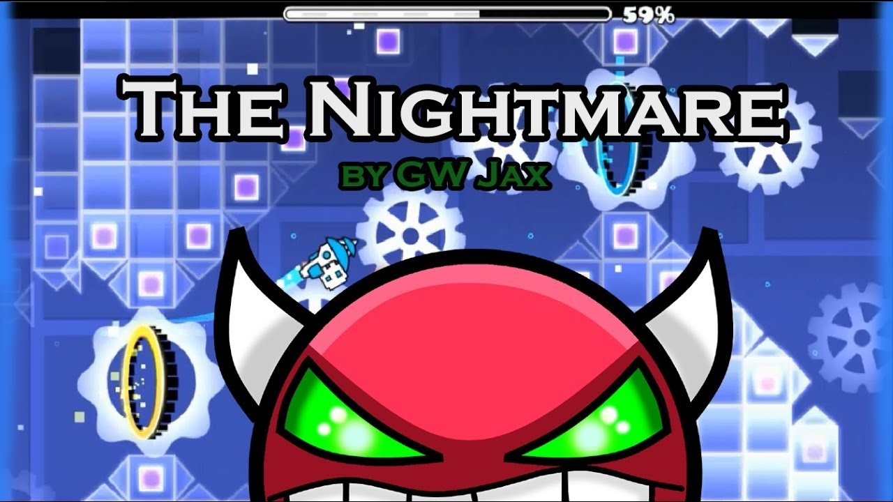 The Nightmare/Geometry Dash/My First Demon On My Second Account ...