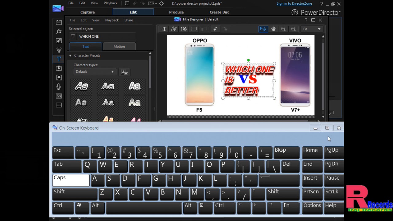 HOW TO MAKE Thumbnail in POWER DIrector - YouTube