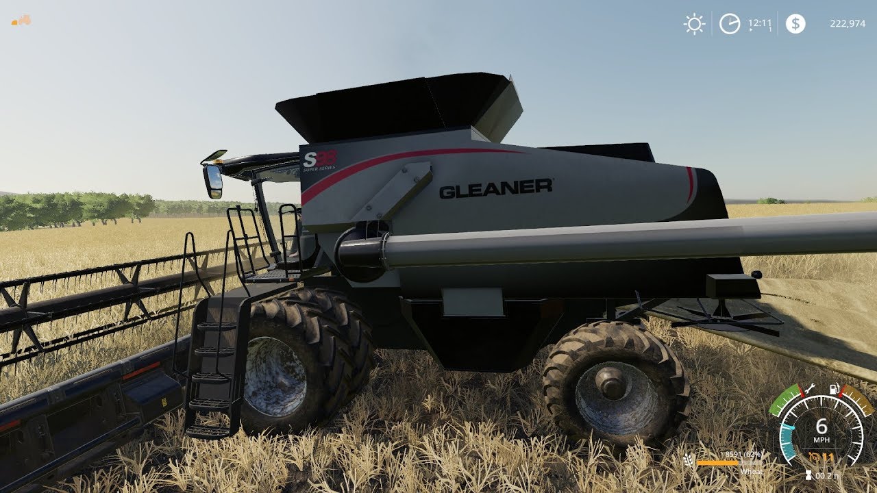 FS19 GLEANER S98 PART 3 - IT'S HARVEST TIME! - YouTube