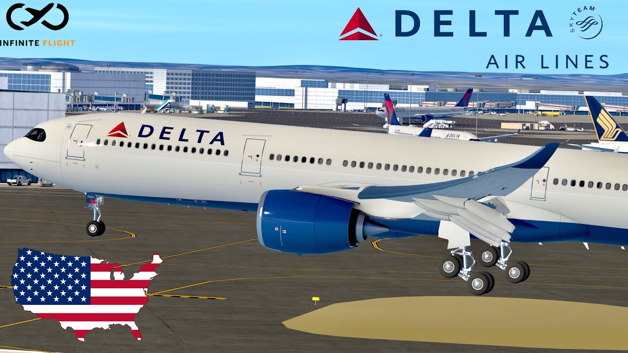 Infinite Flight: Seattle (SEA) to New York (JFK) | Delta Airlines ...