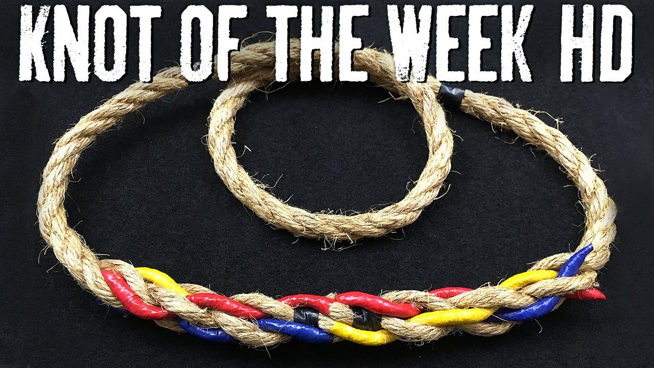 How to Short Splice a Natural Fiber Rope - ITS Knot of the Week HD ...