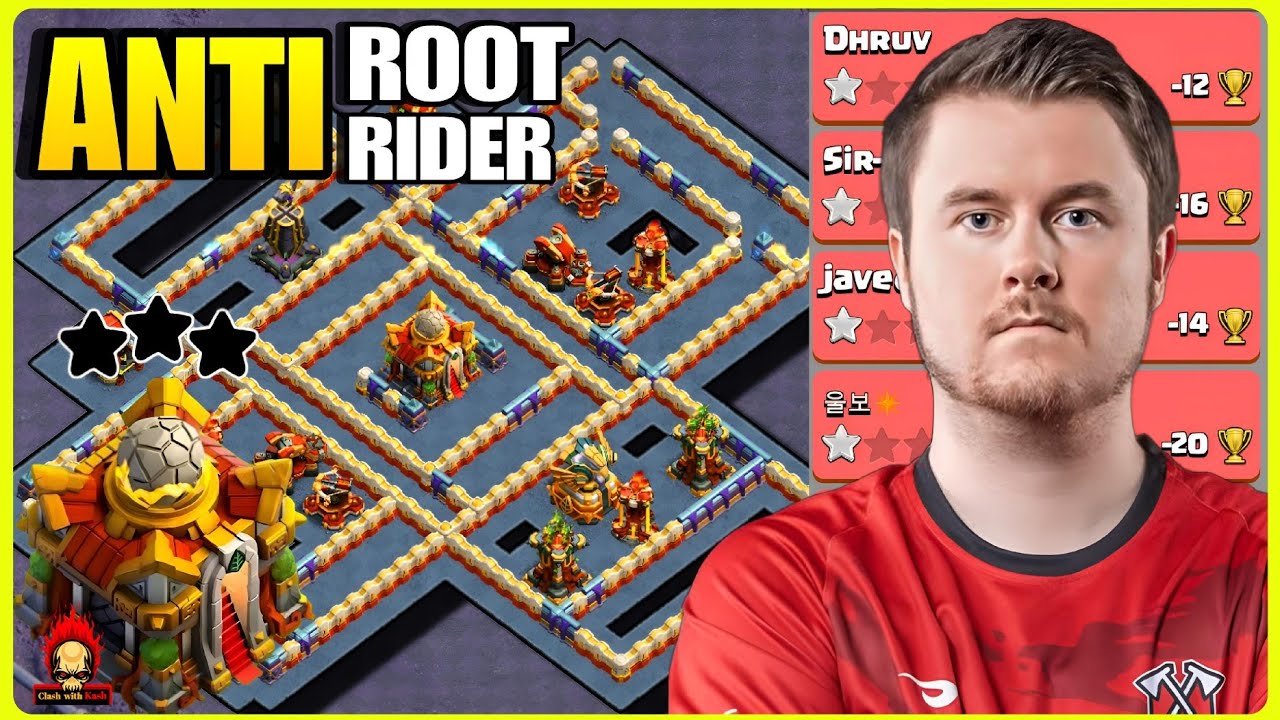 NEW *ANTI 2* STAR TH16 BASE ! ANTI ROOT RIDER & SUPER ARCHER BASE ! NEW ...