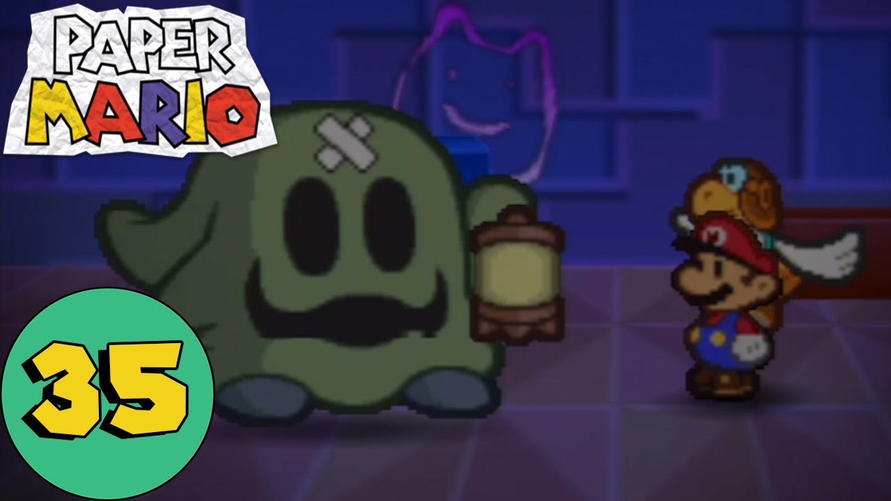 Paper Mario: Part 35 - Big Lantern Ghost - YouTube