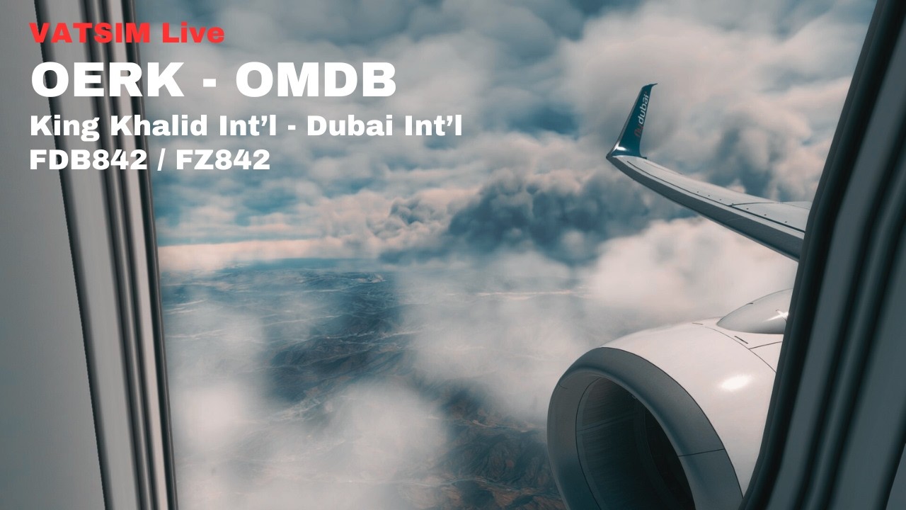 ️ VATSIM Full Flight | Riyadh to Dubai | Realistic GCC Operations ...