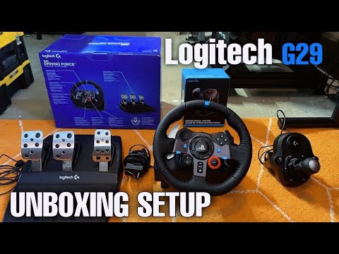 Logitech G29 steering wheel for a PS3/PS4/PC - Unboxing | AP Playz ...