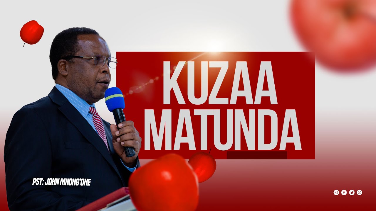 KUZAA MATUNDA - YouTube