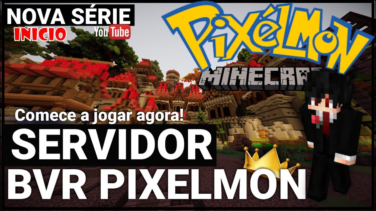 BVR PIXELMON - Melhor Servidor PIXELMON Minecraft para JOGAR! INICIO no ...
