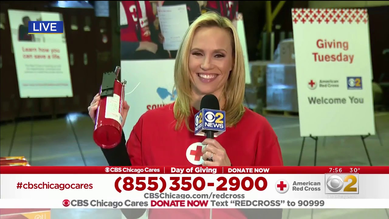 Ryan Baker and Megan Glaros CBS Chicago Cares Telethon - YouTube