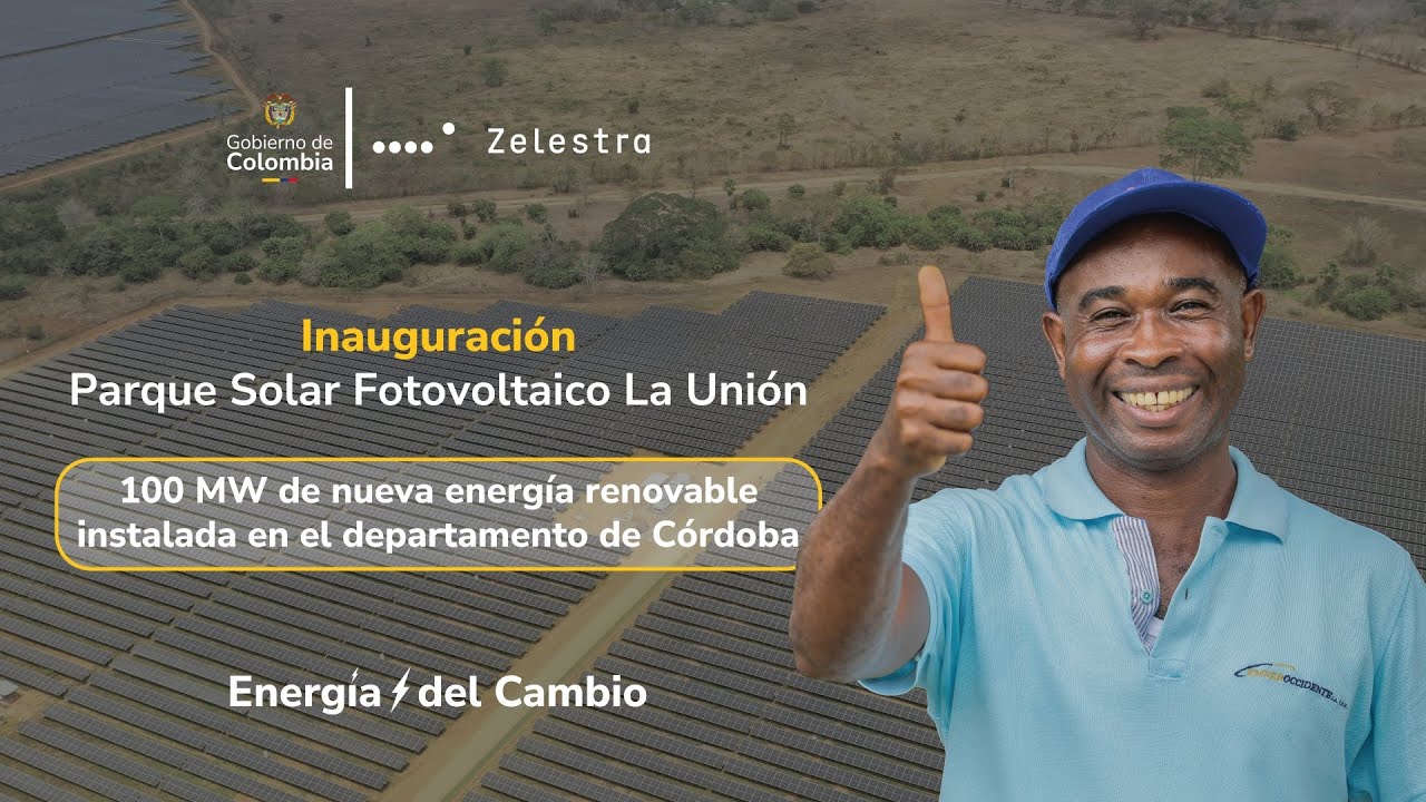 Inauguración Parque Solar Fotovoltaico La Unión⚡ - YouTube