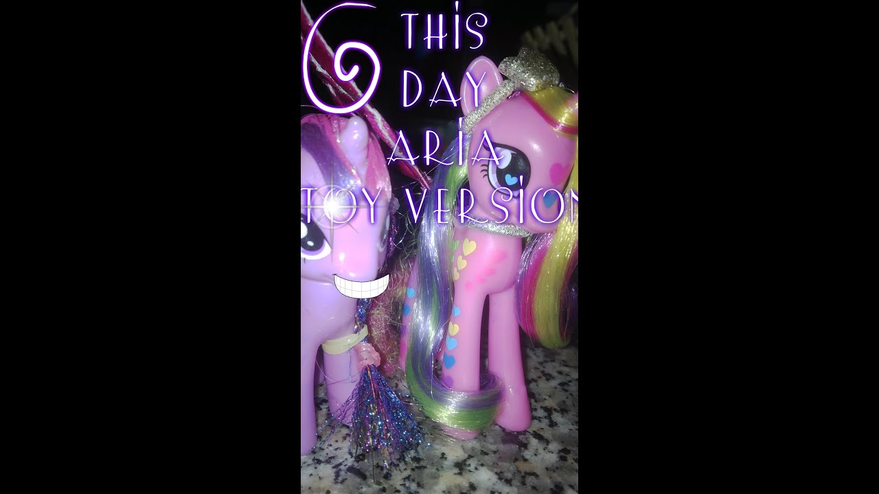 MLP Music Video- This Day Aria, Rainbowfied Princess Cadence toy ...