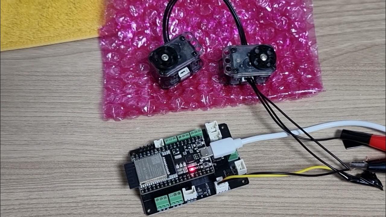 Control Dynamixel with ESP32 in Arduino IDE - YouTube