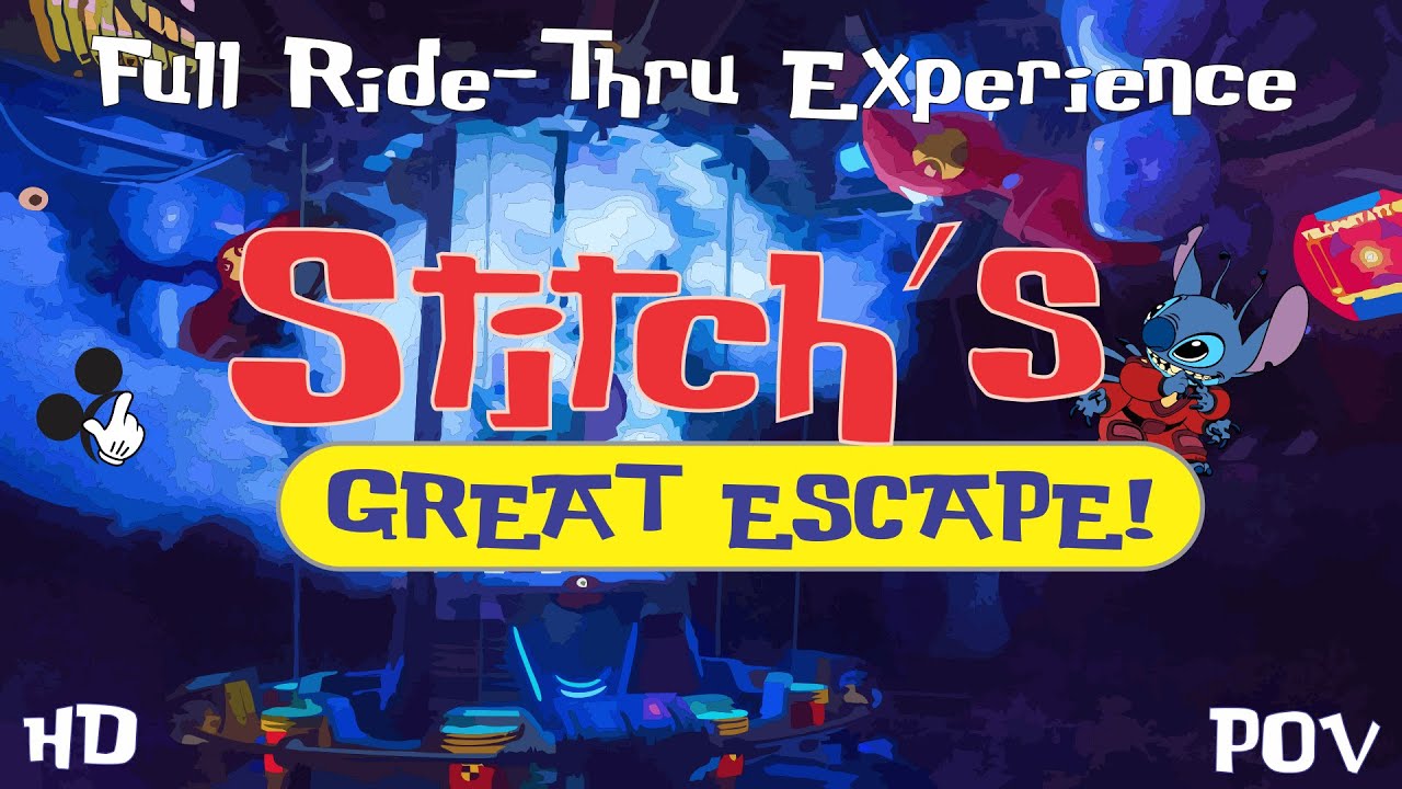 Stitch's Great Escape Full Attraction Experience at Disney's Magic ...