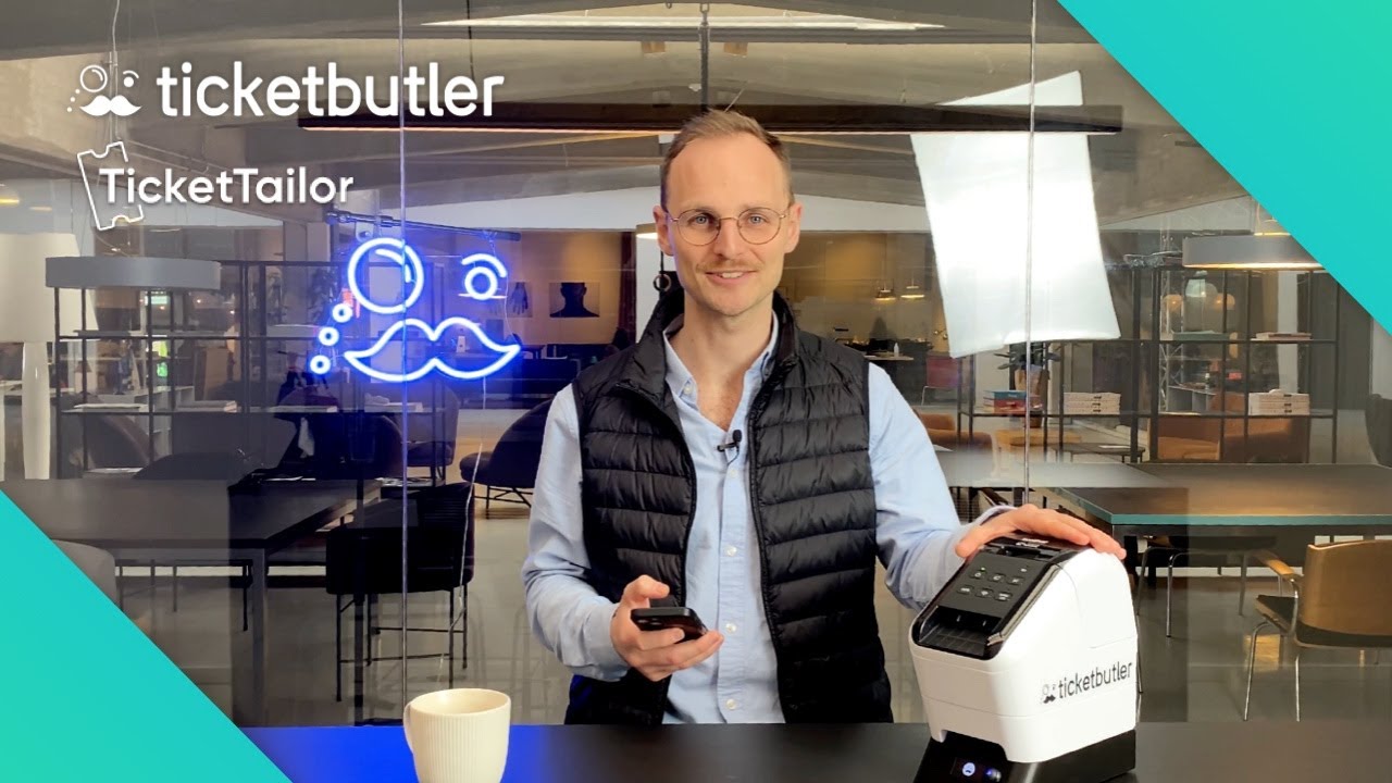Name badges with Ticket Tailor & Ticketbutler - YouTube