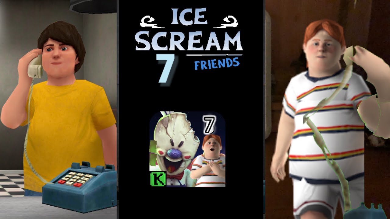 Lis Calls J In Ice Scream 7 Friends - YouTube