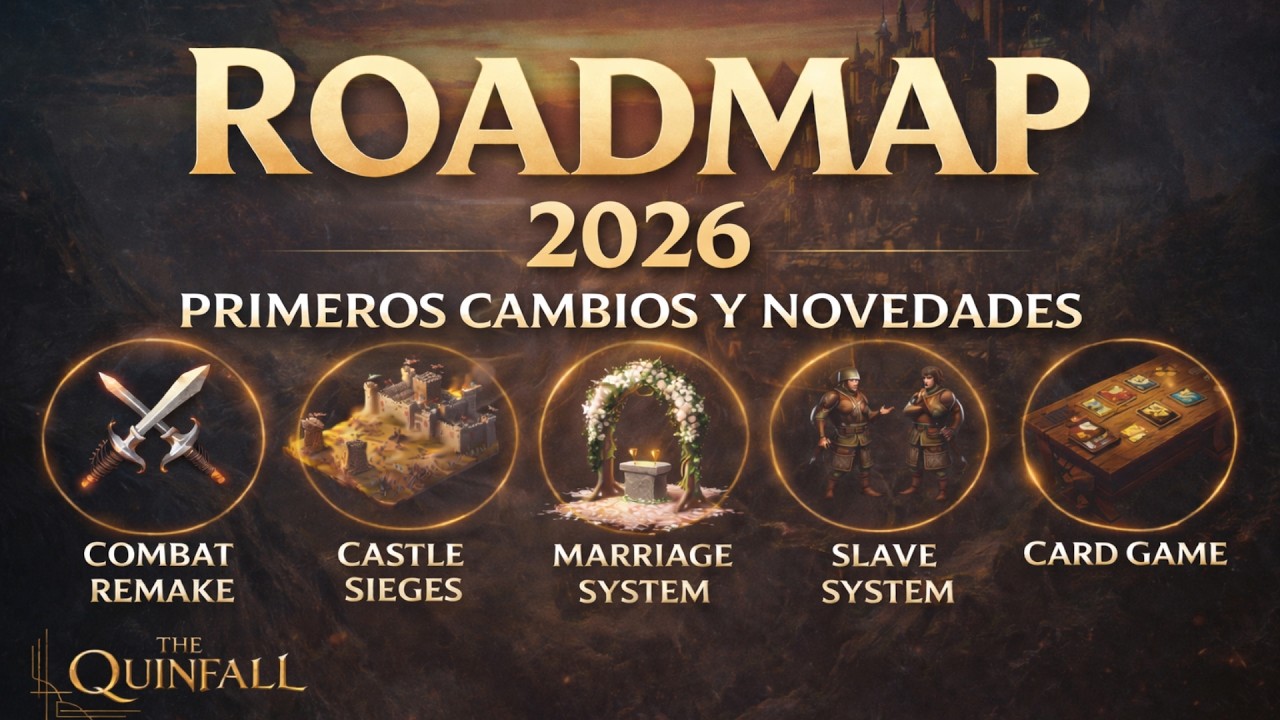 The Quinfall ROADMAP 2026 EXPLICADO 🔥 Todo lo que viene: PvP, Castillos ...