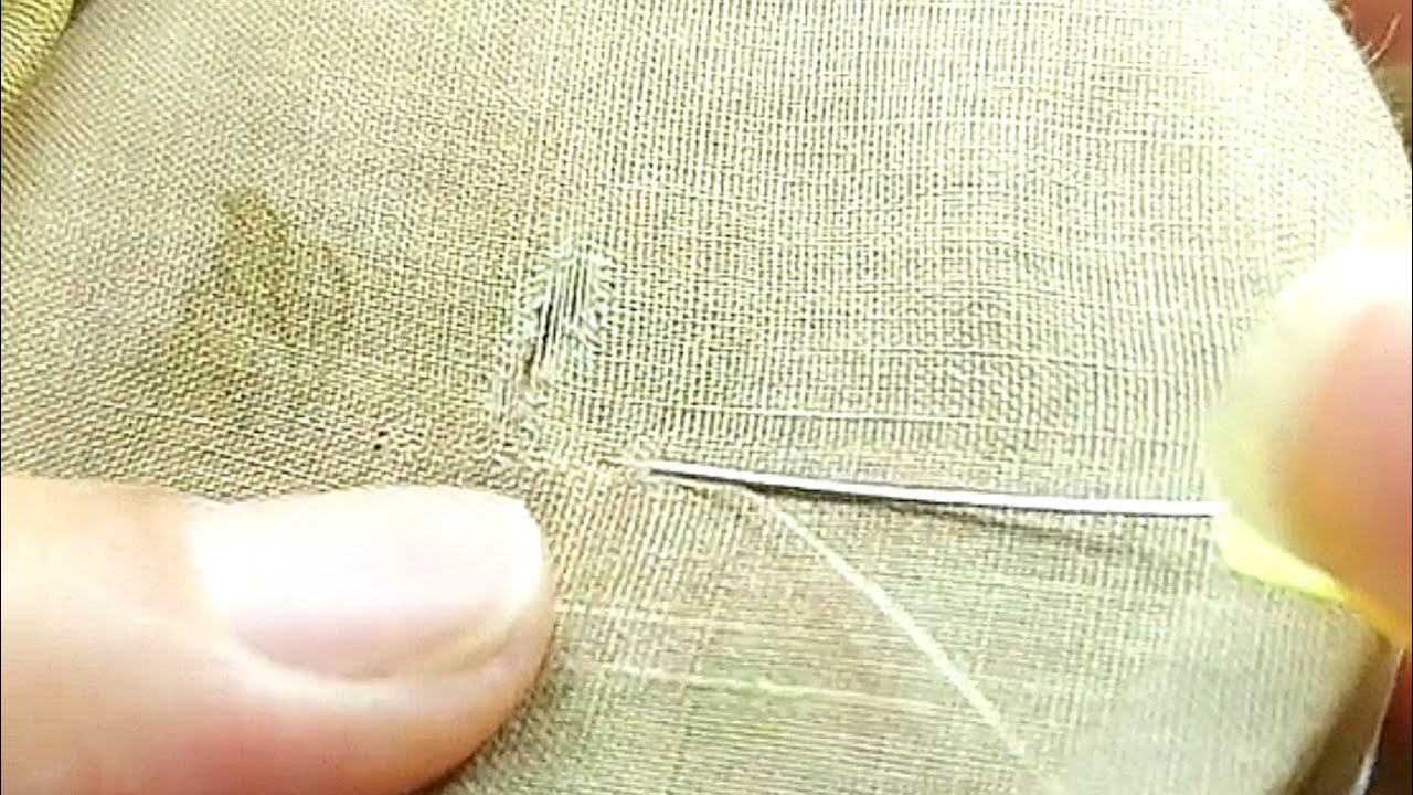 Just Need A Sewing Needle! Easily Repair Holes in Your Clothes at Home ...
