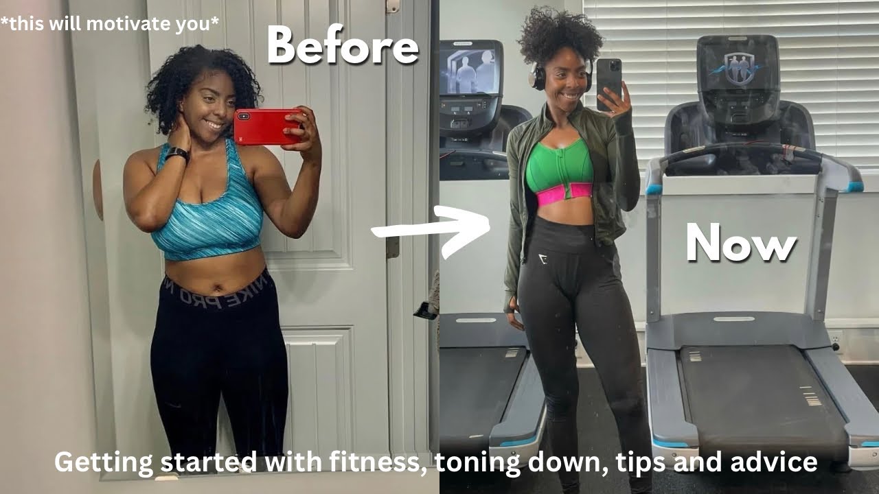 Fitness Transformation | getting started with fitness, toning down ...
