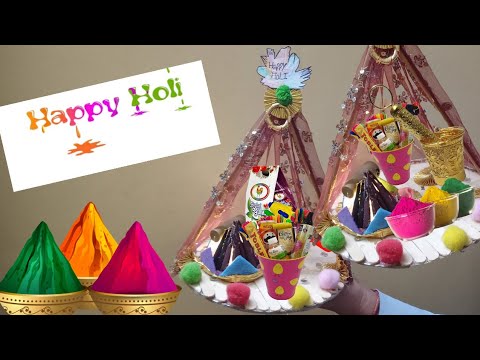 Holi Festival Color Platter/Holi Tray Decoration Idea at home/Holi ...