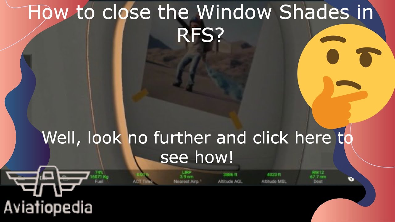 How to close the Window Shades of different aircrafts in RFS? | Here's ...