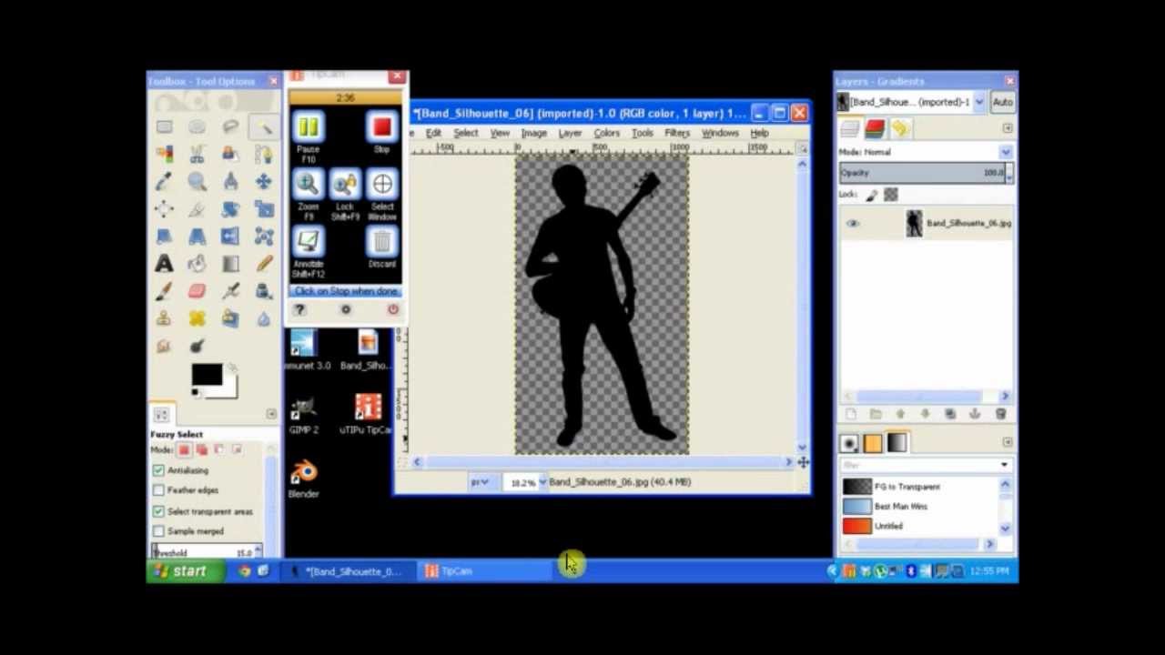 How to import a GIMP file (transparency) into Adobe After Effects ...