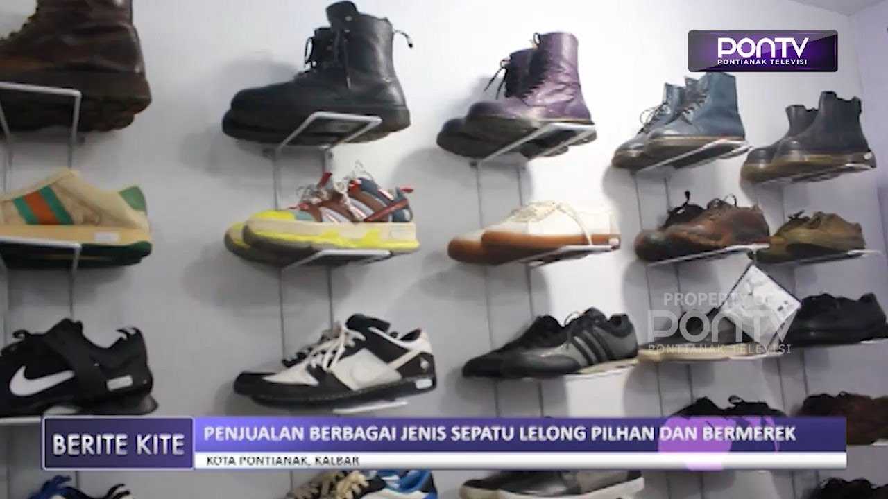 Penjualan Berbagai Jenis Sepatu Lelong Pilhan dan Bermerek - YouTube