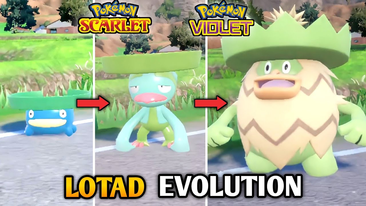 How To Evolve Lotad Into Lombre & Ludicolo In Pokemon Scarlet & Violet ...