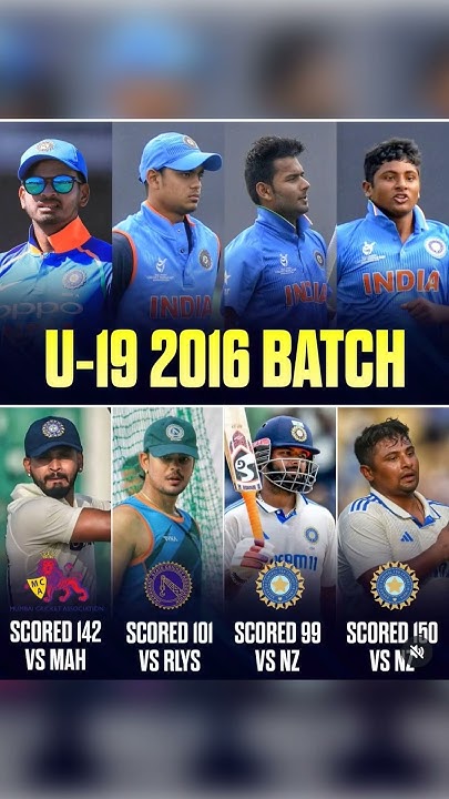 U-19 2016 Batch #shorts #sports #cricket #youtubeshorts #trending #viralvideo #short #ipl - YouTube
