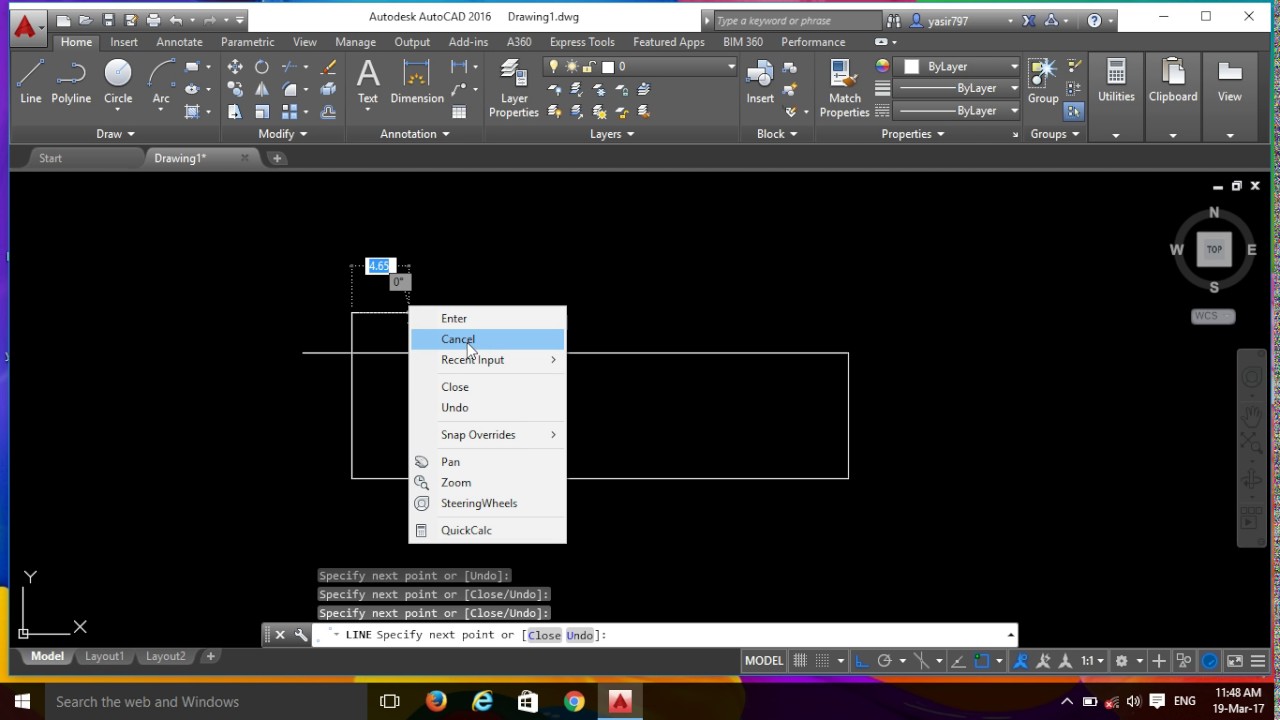 autocad software tutorial for basic functions - YouTube
