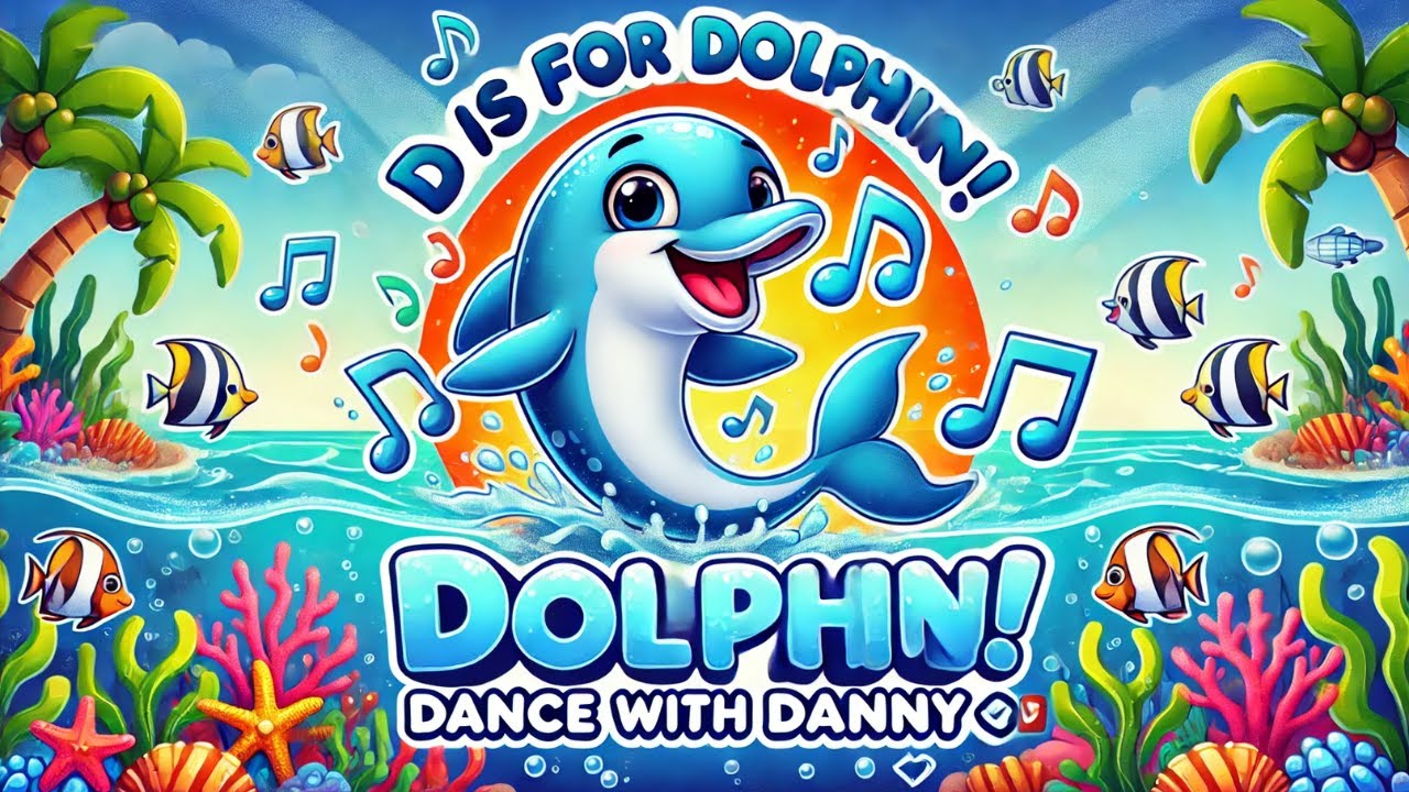 Dolphin Dance Party! 🐬 Join Danny the Dancing Dolphin | Learn the ...