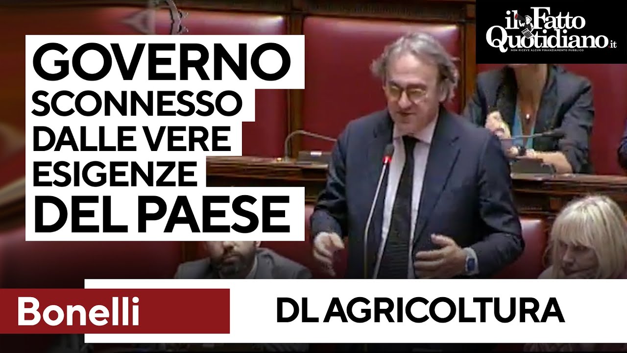 Bonelli contro il governo: "Siete sconnessi dalla realtà, lontani dalle ...