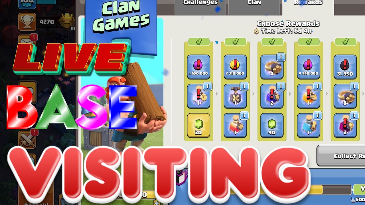 TODAY CLAN GAME RESULTS | CHECK YOUR BASE | COC GAMEPLAY - YouTube
