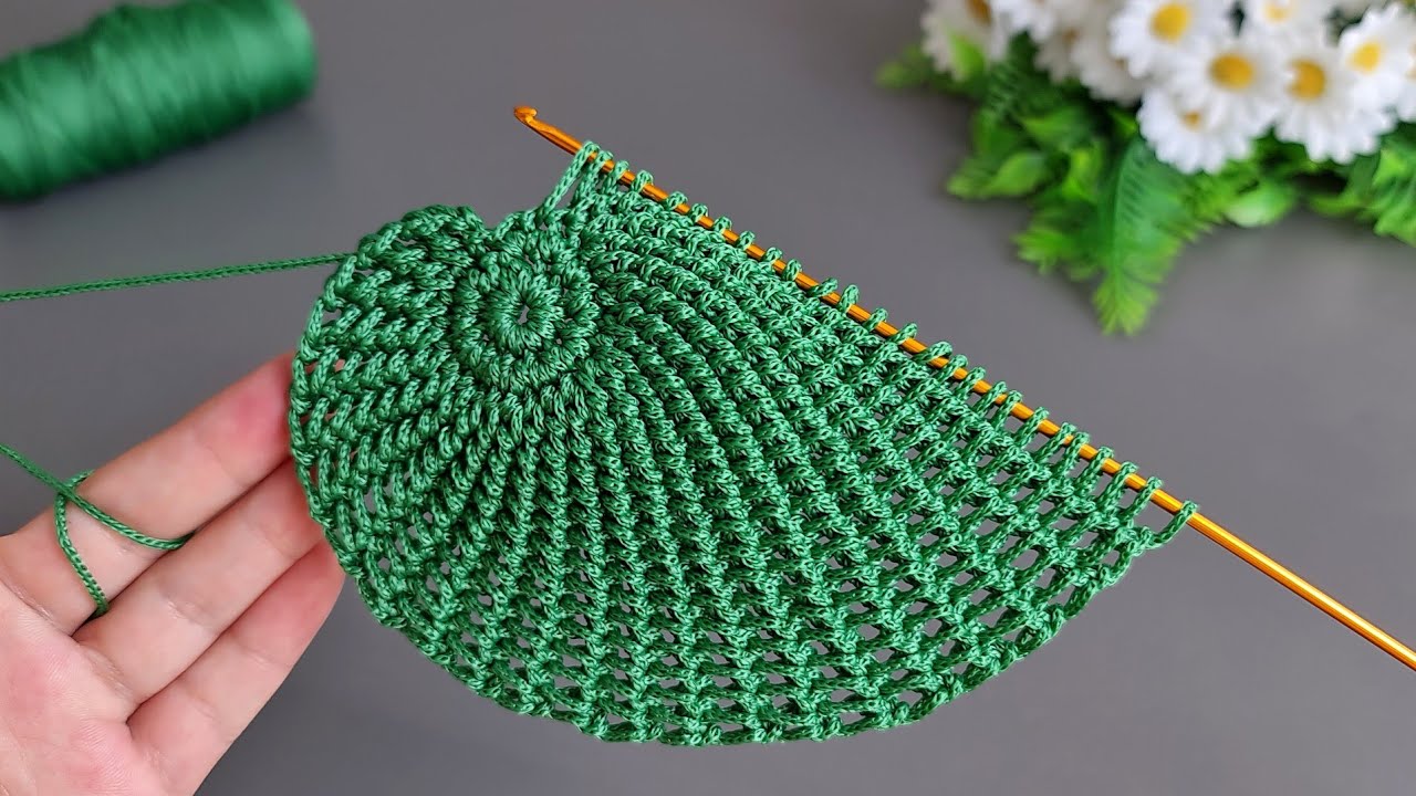 Motif, Coaster, Flower. Make and Sell. How to make a very easy fower ...