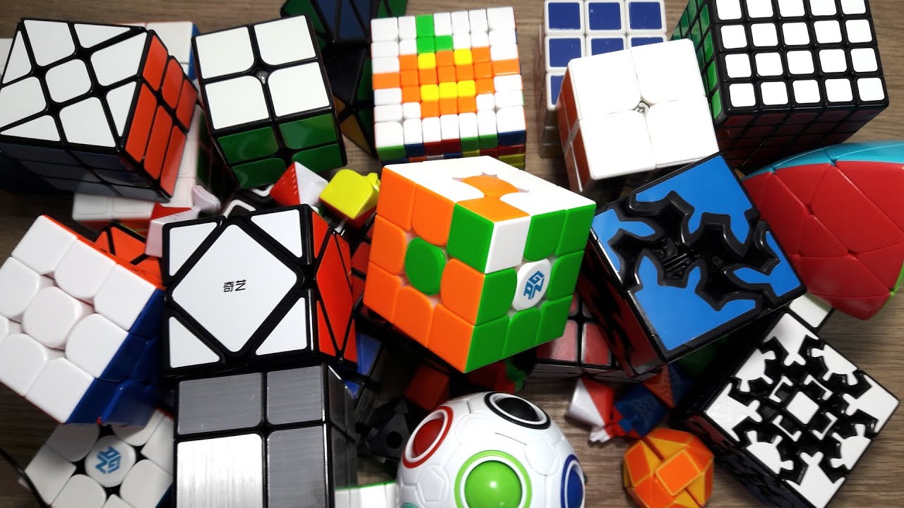 My cube collection in 2021 - YouTube