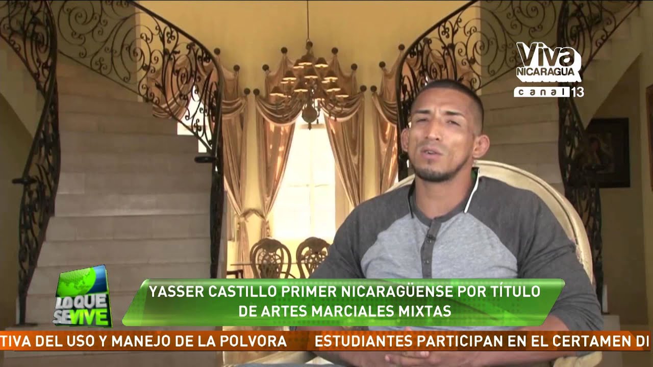 Yasser Castillo, el primer nicaragüense que compite por título de MMA ...