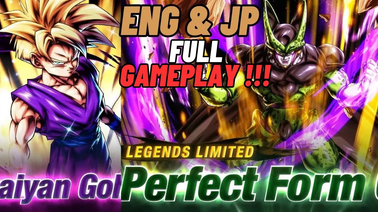 Full LF Perfect Cell & SSJ Gohan Gameplay In Both English & Japanese ...
